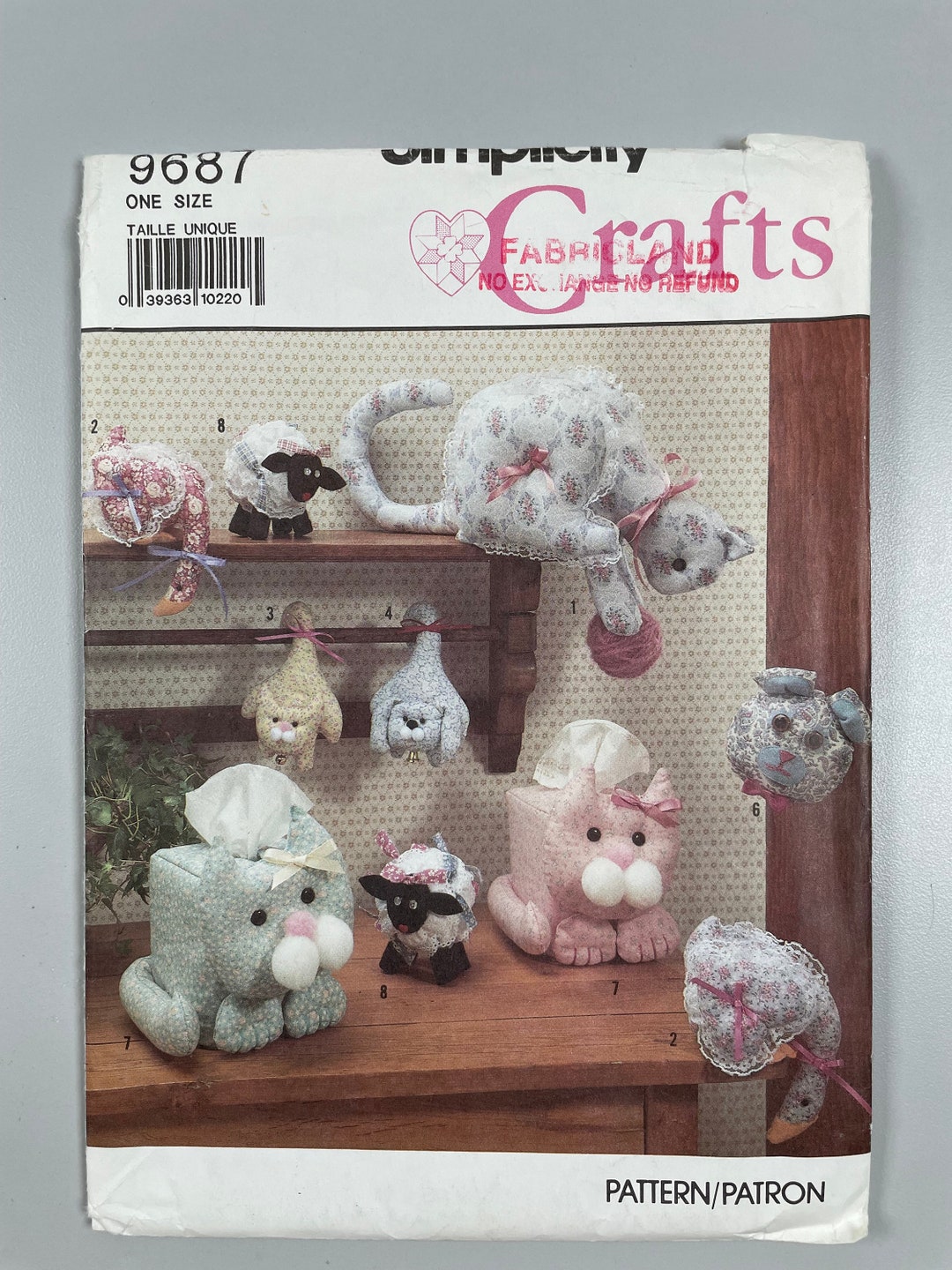 Simplicity 9687 FF Uncut Crafts Bazaar Items to Sew for Gifts and ...
