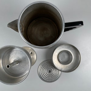 1960s Aluminum Coffee Percolator. Tea Maker. Camping, Cottage, MCM ...