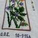 Cruel Cross Stitch 17” X 8” Floral Wall Hanging. Lovely Handmade Hand ...