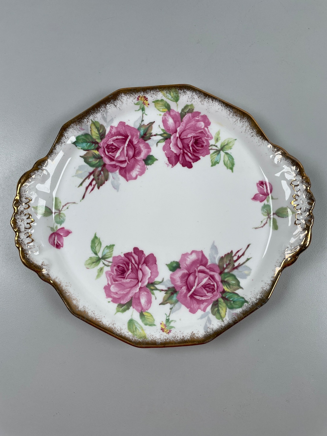 Rare Royal Stafford Berkeley Rose Serving Dish Fine Bone China Made in ...