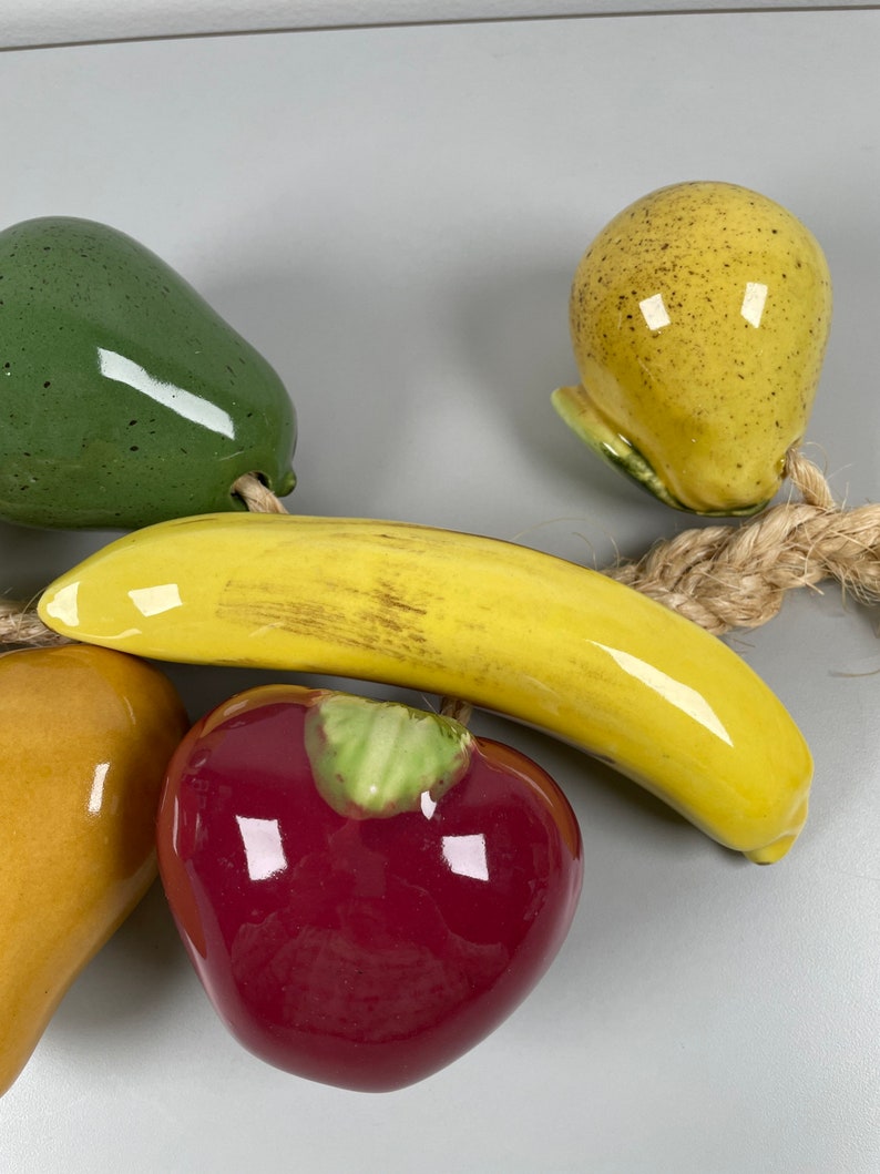 Vintage Fine China Ceramic Heavy Fruit Hanger 9 Pieces. Banana - Etsy