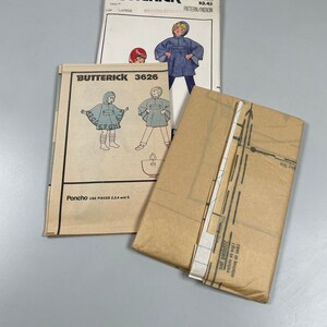 Butterick 3626 FF Uncut Children Outerwear and Transfer Appliqué ...