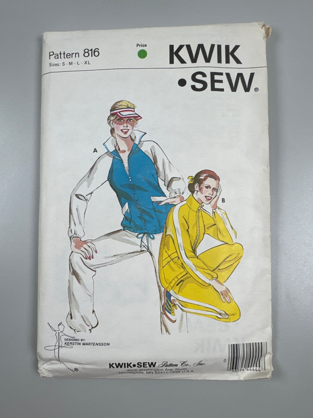 Kwik Sew 816 Track Suit Sewing Pattern, Bust 32”-45” - Etsy