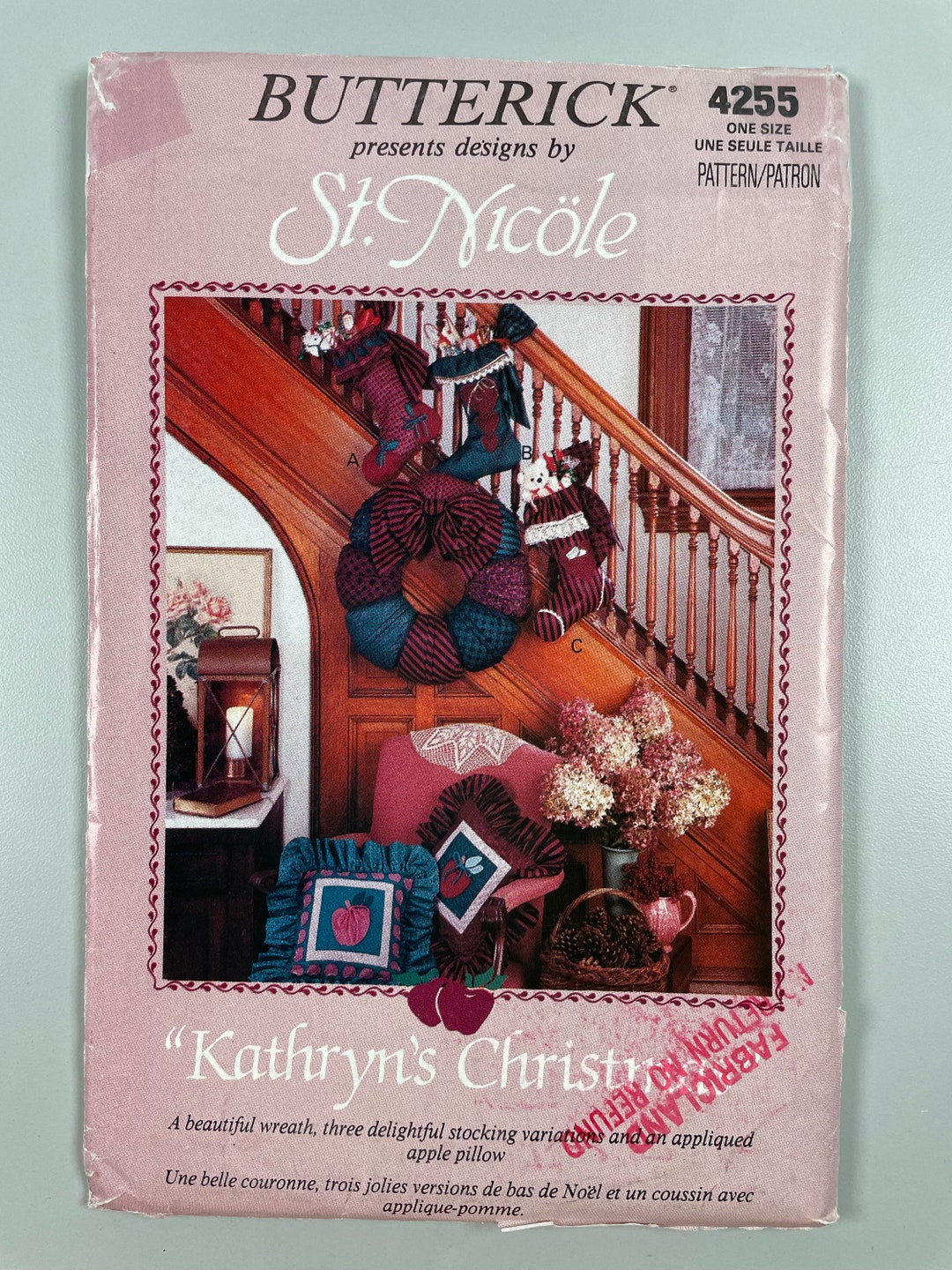 Butterick 4255 Butterick 109 St Nicole Kathryn’s Christmas Wreaths ...