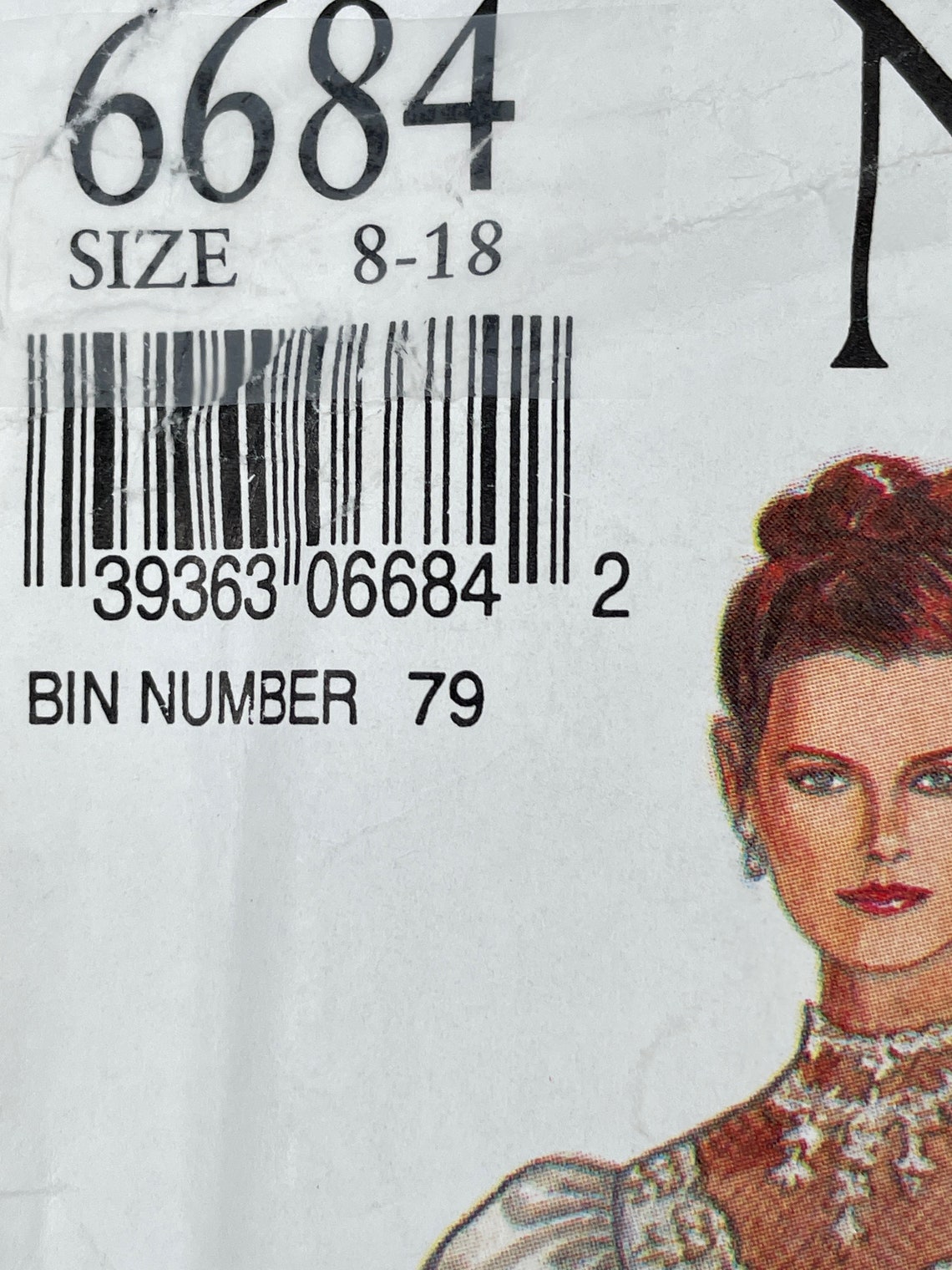 Simplicity New Look 6684 FF Uncut Size 8-18 Bust 34-44” Wedding Dress ...