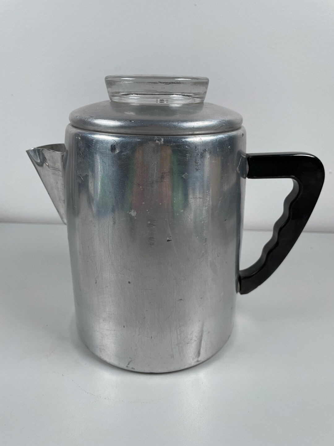 1960s Aluminum Coffee Percolator. Tea Maker. Camping, Cottage, MCM ...