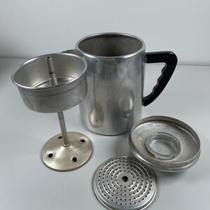 1960s Aluminum Coffee Percolator. Tea Maker. Camping, Cottage, MCM ...