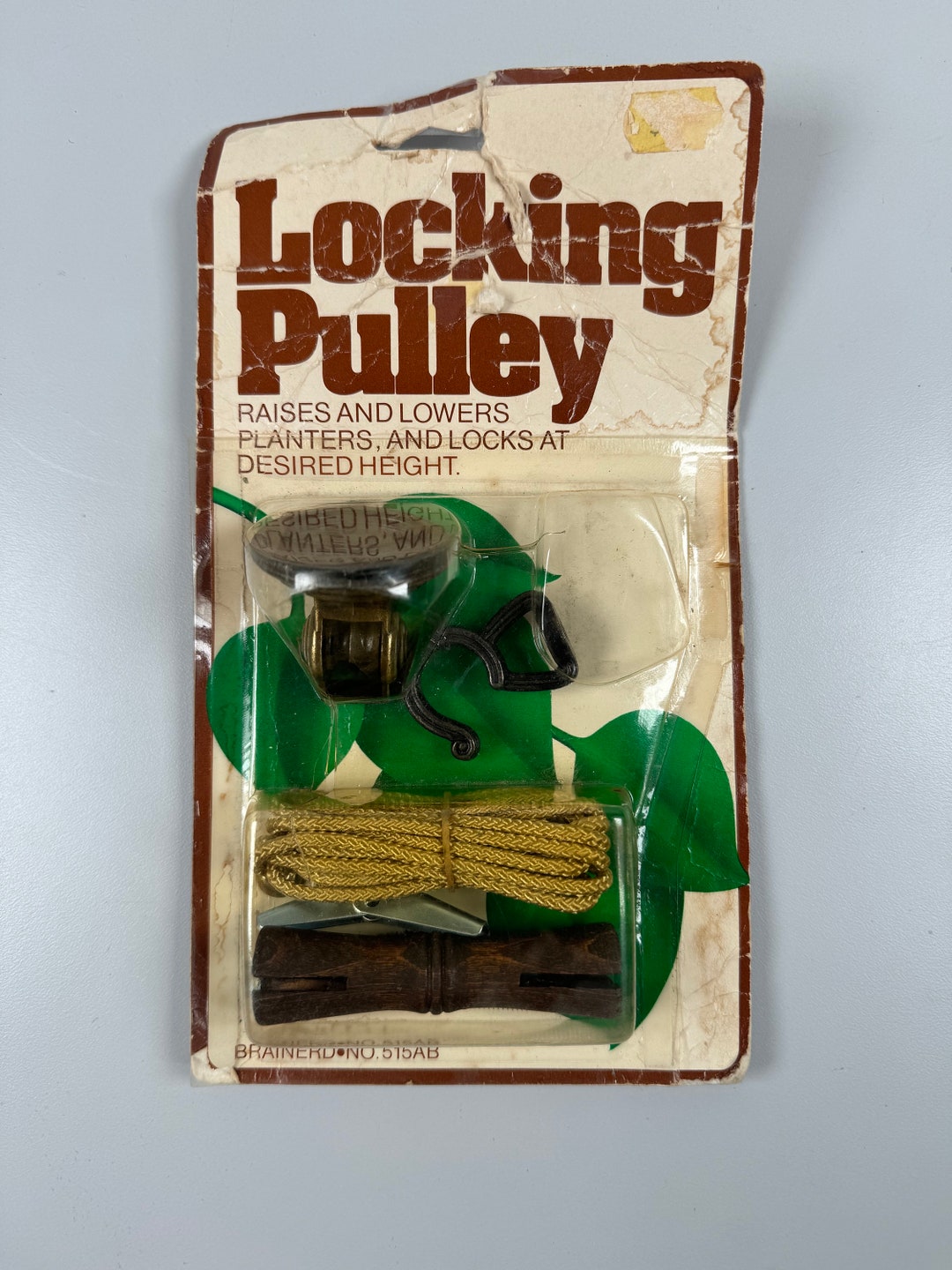 NOS Vintage Raise and Lowers Planters and Locks at Desired Height. Gold ...