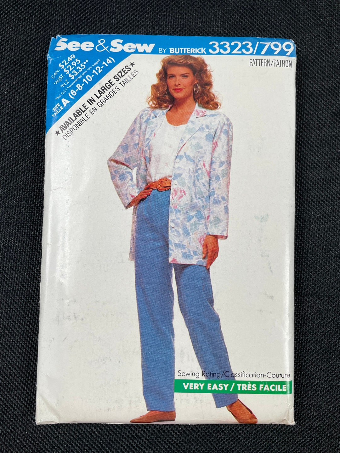 See N Sew 3323 or 799 FF Uncut Loose-fitting Shirt Top Jacket Blouse ...