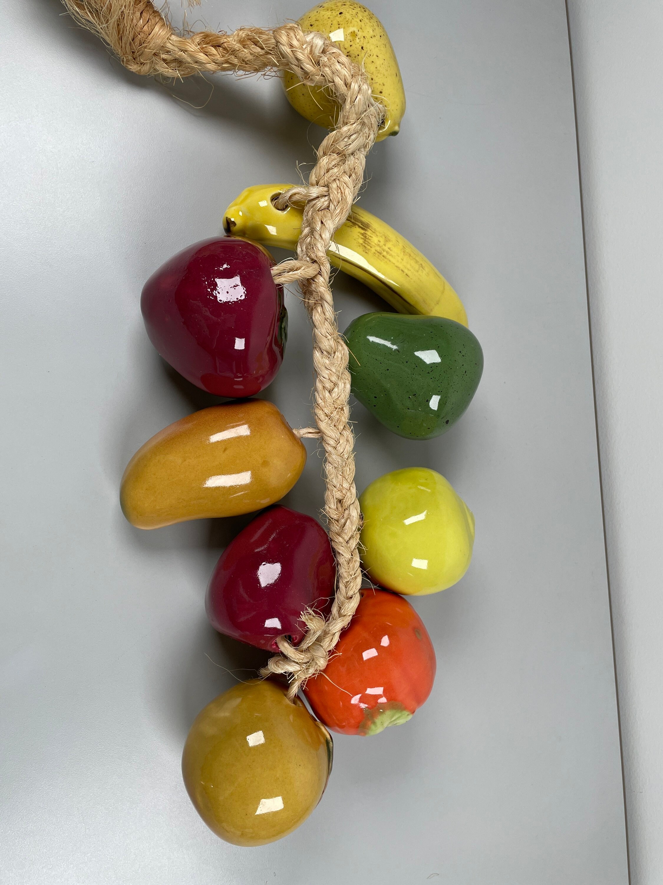 Vintage Fine China Ceramic Heavy Fruit Hanger 9 Pieces. Banana - Etsy
