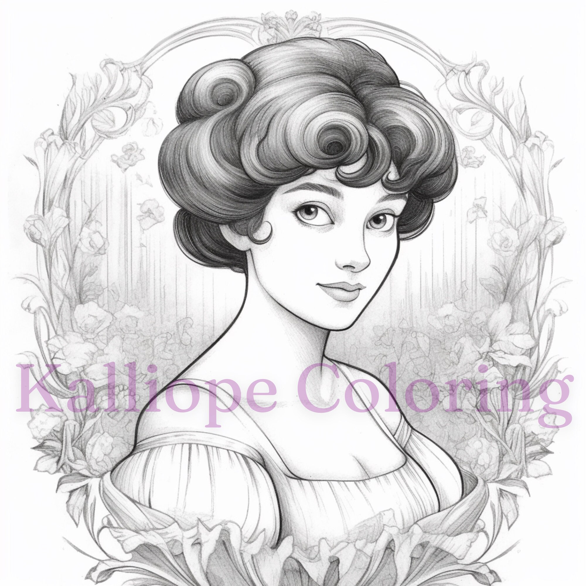 Printable Adult Pride and Prejudice Coloring Page Regency - Etsy
