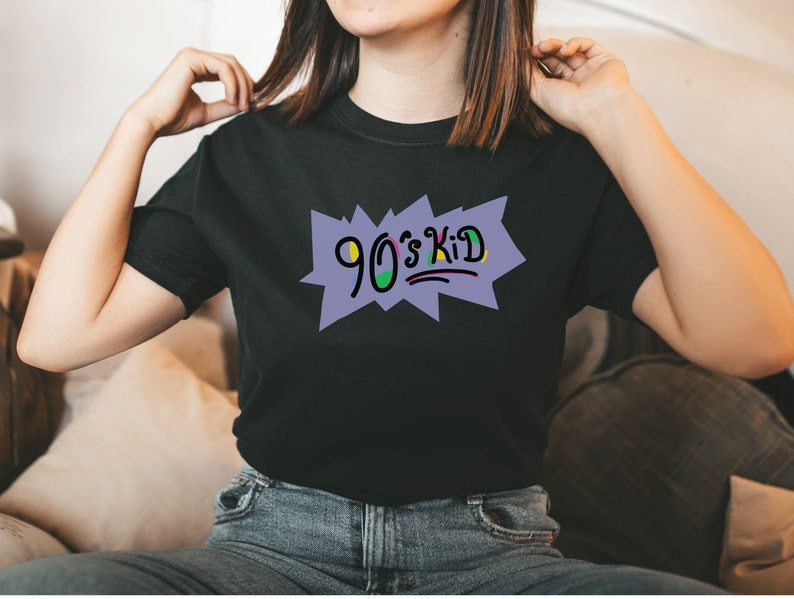 90s Kid Graphic Tee, Retro 1990s Logo, Funny Old Rugrats TV Show Shirt ...