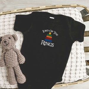 LOTR Onesie, Funny Nerdy Baby Onesie, Onesie Gift Movie Lovers, Geeky ...