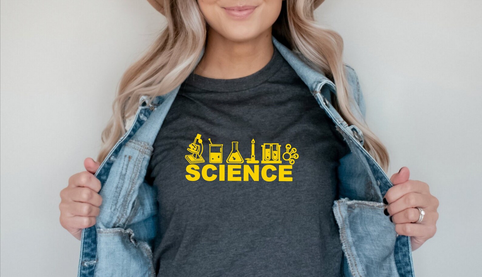 Science Lab Equipment Tee, Women in Science Tee Shirt, Gift for Girl ...