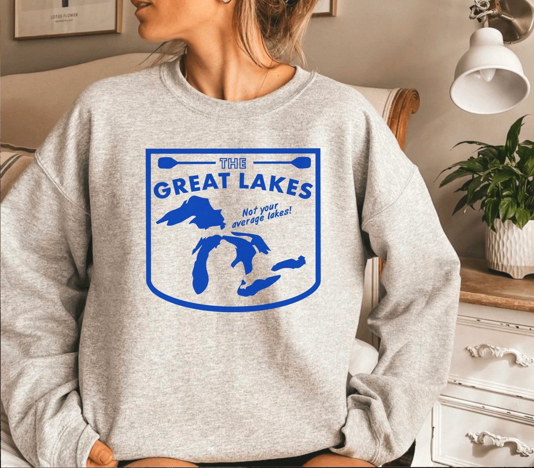 Great Lakes Crewneck, Not Your Average Lakes Sweatshirt, Dont Be Salty ...