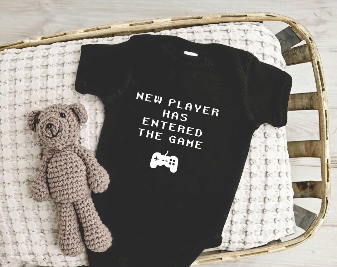 New Player Has Entered the Game Onesie, Gamer Baby Announcement Onesie ...