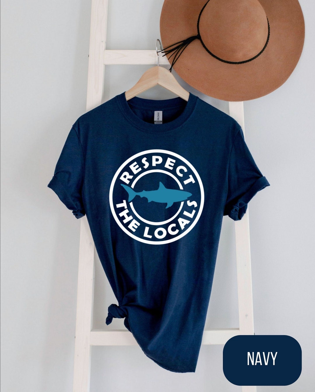 Respect the Locals Unisex Tee Shirt, Save the Sharks, Love Your Planet ...