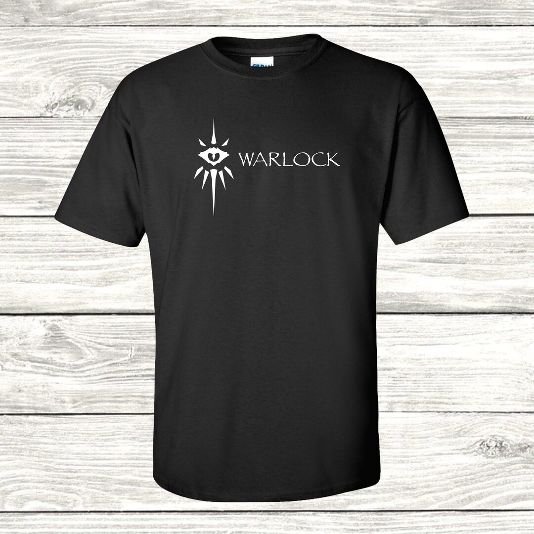 Warlock Class Tshirt, Dungeons and Dragons Tshirt, Dnd Tshirt, D20 ...