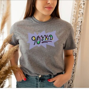 90s Kid Graphic Tee, Retro 1990s Logo, Funny Old Rugrats TV Show Shirt ...