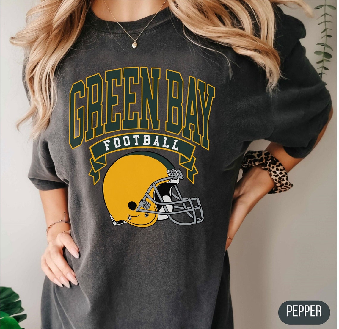 Green Bay Football Comfort Colors Graphic Tee Packers Retro - Etsy