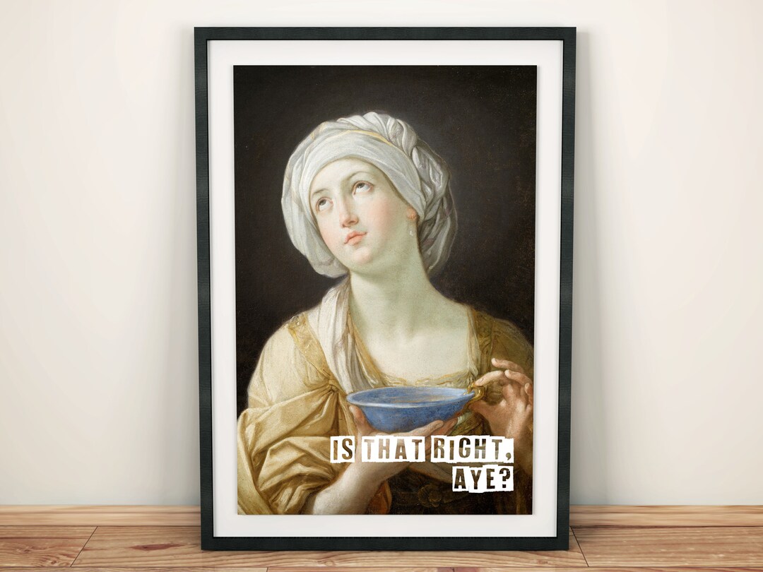 Is That Right Aye Wall Art Print, Northern Irish Craic, Housewarming ...