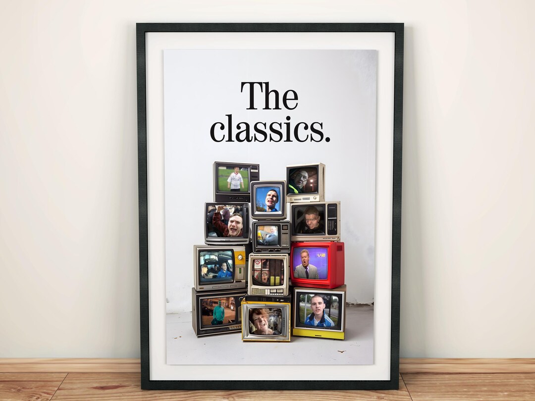 The Classics - Northern Ireland Meme Video Print - Funny Wall Art Print ...