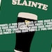 Sláinte Slainte Guinness St Patricks Day Poster Wall Art Print, Irish ...