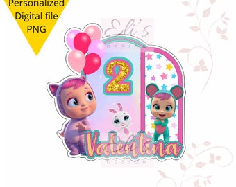 Cry Baby Cake Topper - Etsy