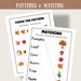 Fall Morning Menu Pages, Homeschool Morning Menu, Kindergarten ...