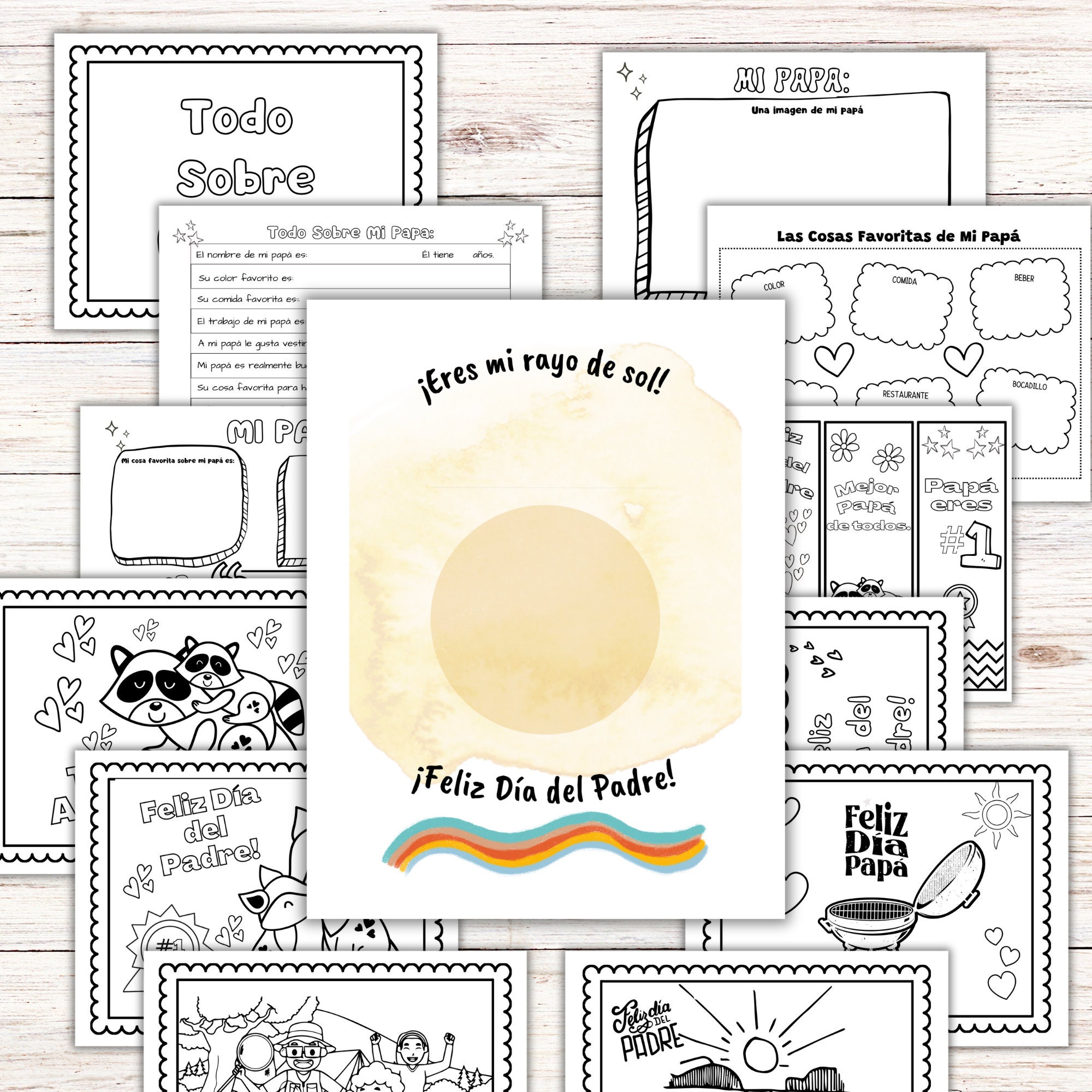 Spanish Father's Day Book, ¡feliz Día Del Padre!, Father's Day ...