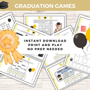 Graduation Escape Room | Printable Escape Room Game | Family Game Night ...