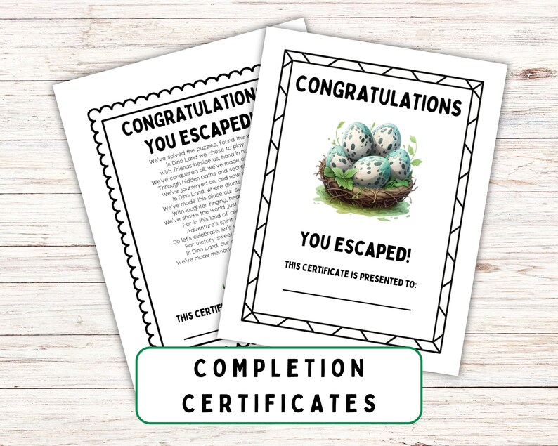 Dinosaur Escape Room for Kids. Printable Party Game, Dinosaur Games ...
