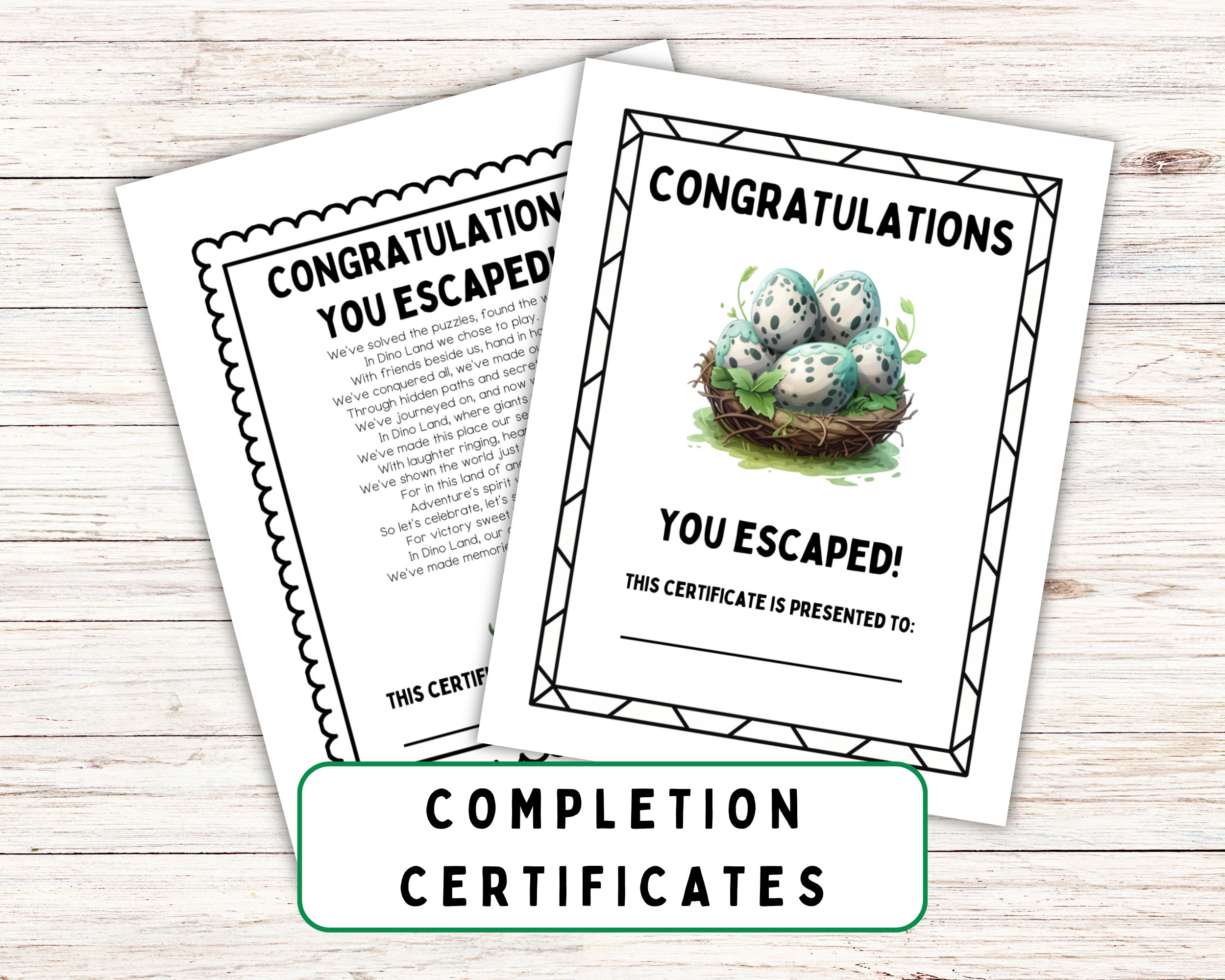 Dinosaur Escape Room for Kids. Printable Party Game, Dinosaur Games ...