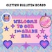 Glitter Era Bulletin Board Kit | Back to School Bulletin Board | Retro ...