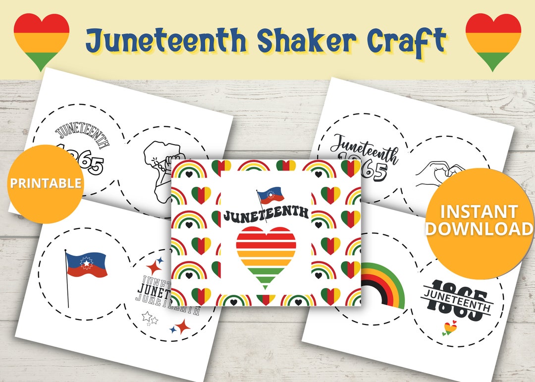 Juneteenth Craft | Shaker Craft | Kids Juneteenth | Freedom Day| Family ...