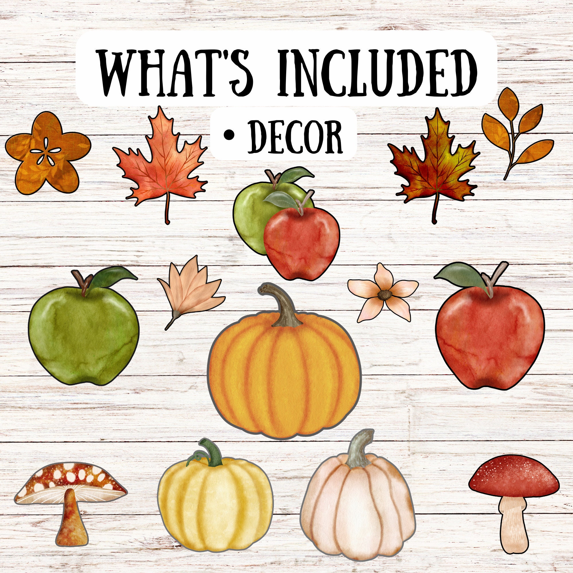 Fall Bulletin Board Kit | Back to School Bulletin Board | Autumn ...