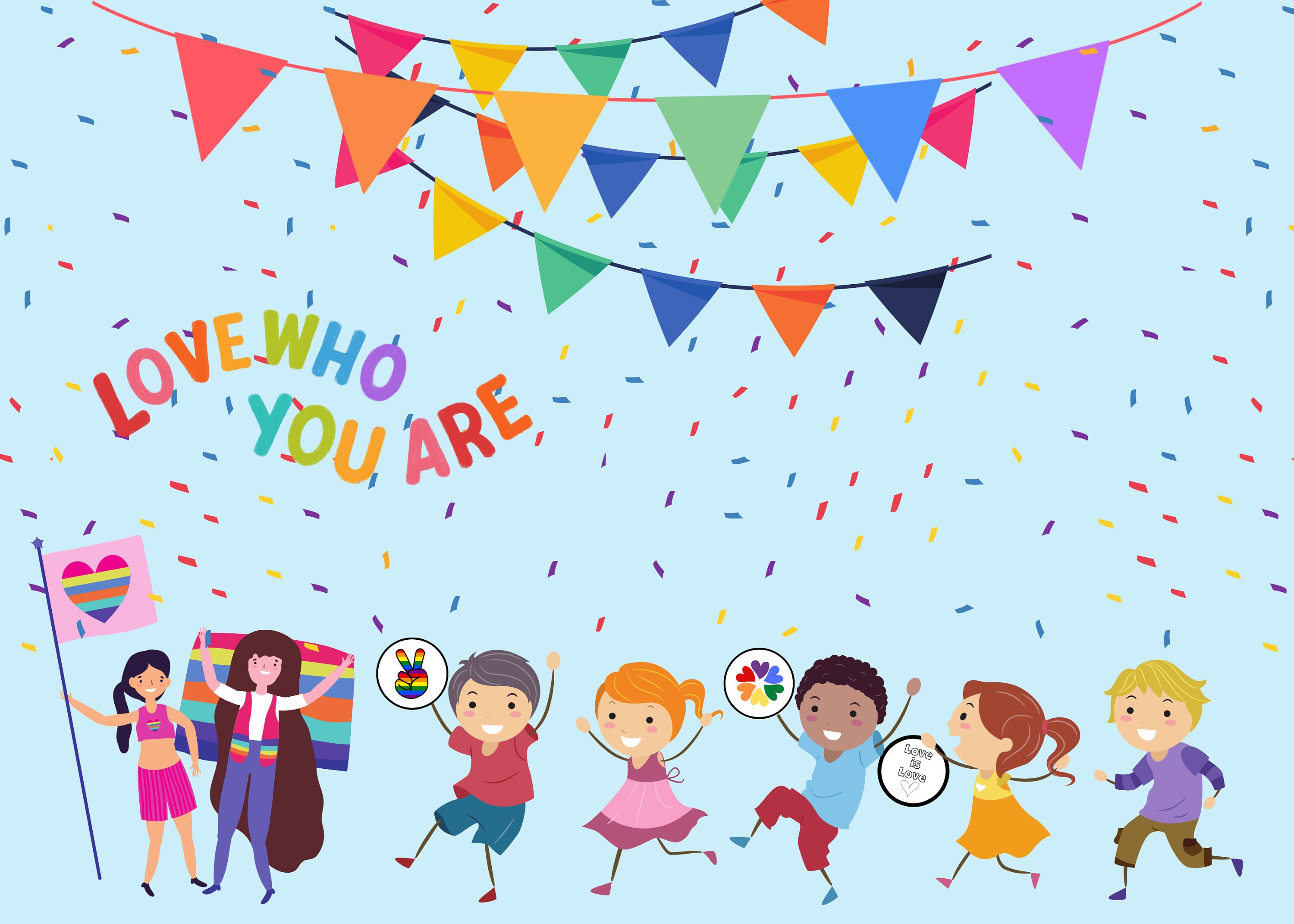 Pride Month Shaker Craft for Kids | Printable Bundle With Coloring ...