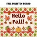 Fall Bulletin Board Kit Back to School Bulletin Board Autumn Classroom ...