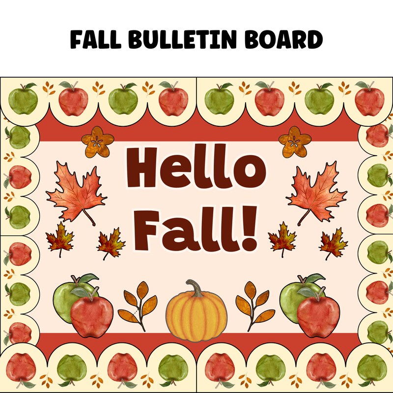 Fall Bulletin Board - Etsy