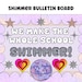 We Make the Whole School Shimmer Bulletin Board Kit | New Year Bulletin ...