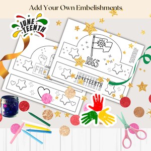 Juneteenth Printable Crown Craft | DIY Celebration Craft | Juneteenth ...