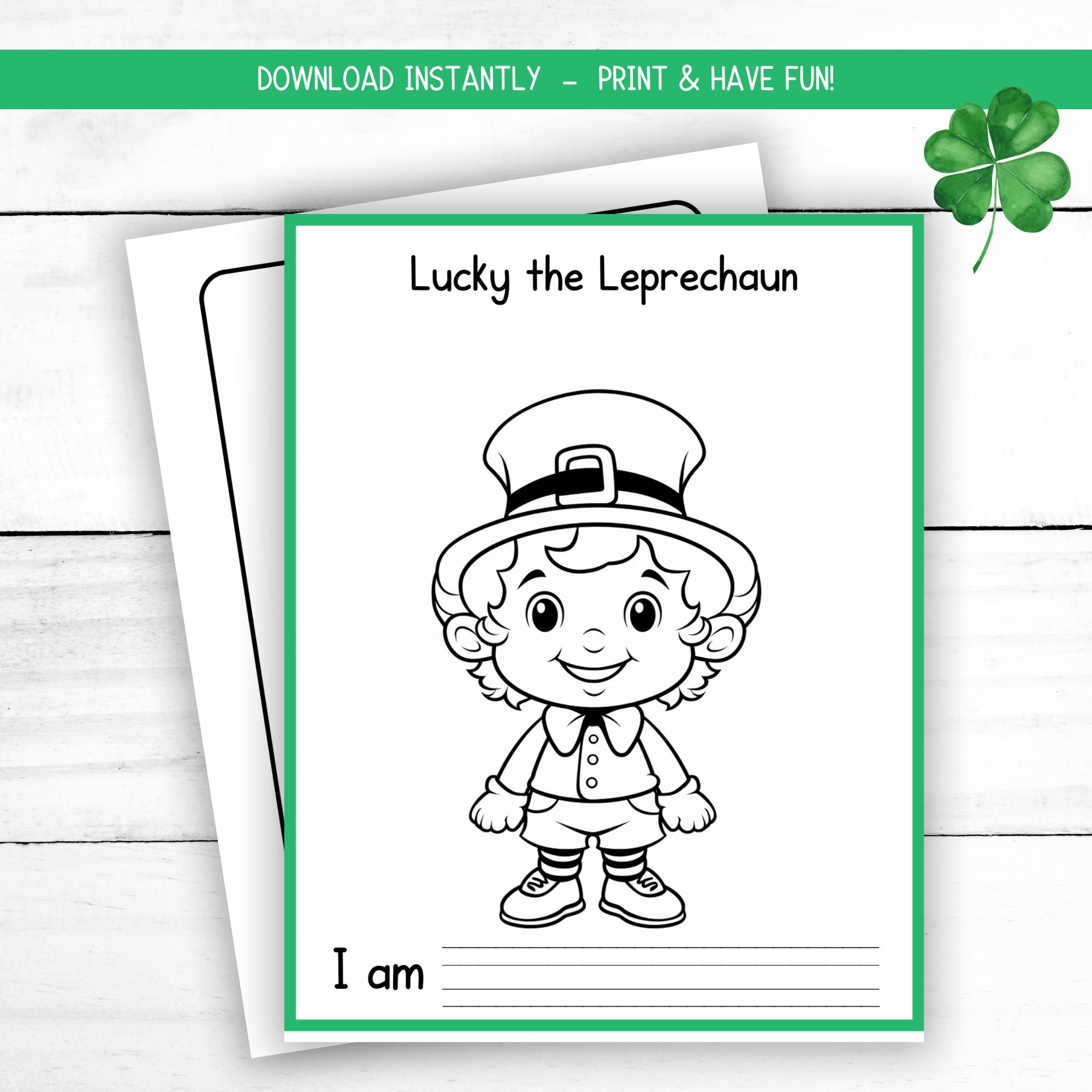 St. Patrick's Day Craft: Hide the Leprechaun Activity | Leprechaun ...