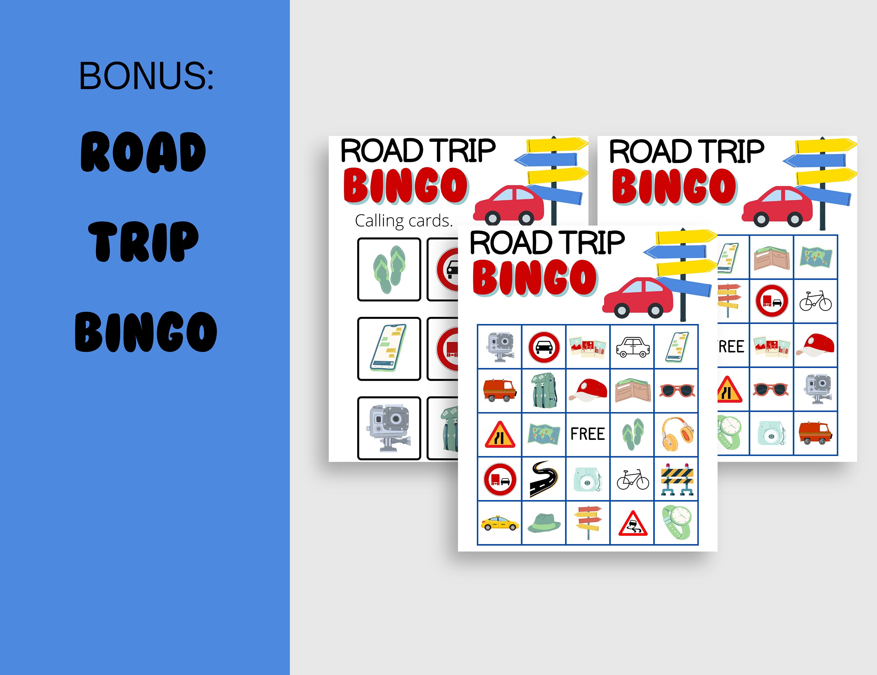 Printable Family Road Trip Games | Kids Travel Activities | Vacation ...