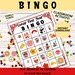 Lunar New Year BINGO Game for Kids and Adults, Family Activity, Holiday ...