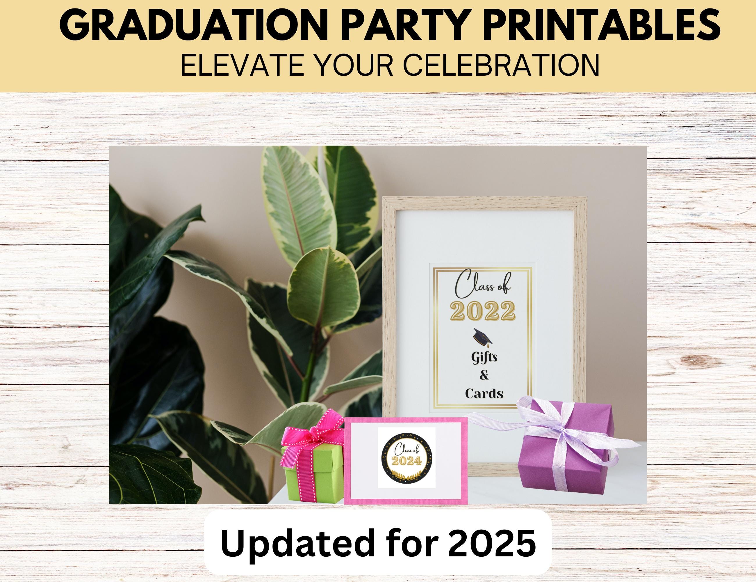 Graduation Party Table Signs | Printable Grad Party Signs Graduation ...