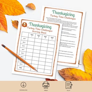 Turkey Time Challenge | Thanksgiving Party Games for Kids & Families ...