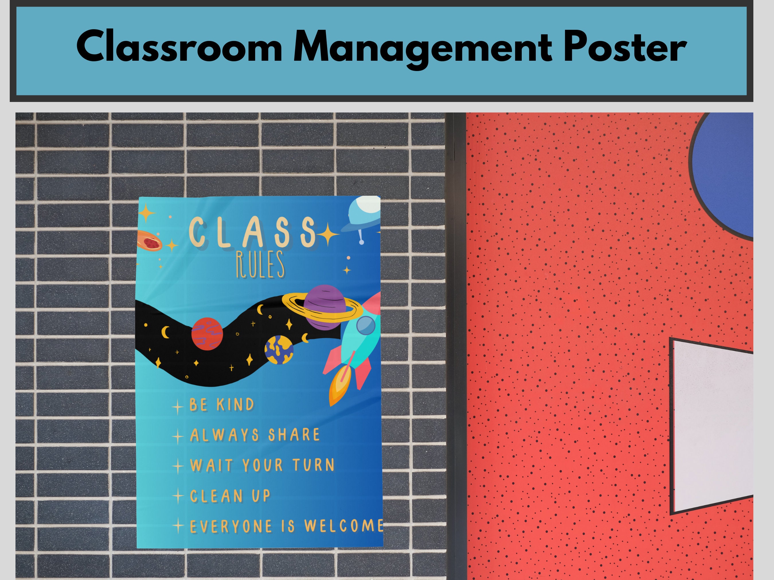 Solar System Classroom Posters Classroom Decoration - Etsy