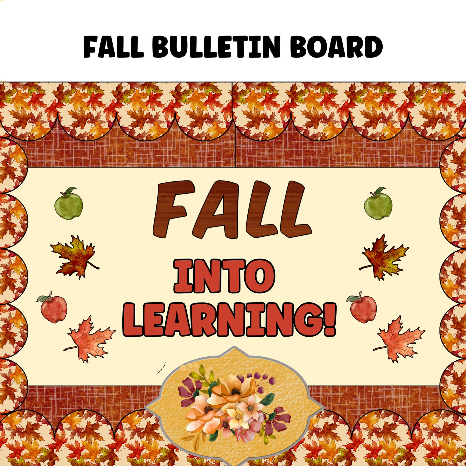 Fall Bulletin Board Kit | Back to School Bulletin Board | Autumn ...