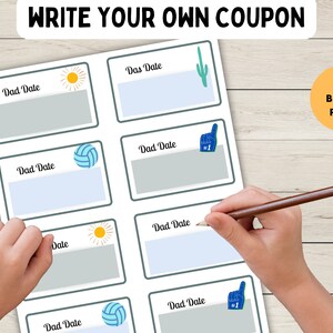 Father's Day Coupon Book Printable | DIY Father's Day Gift | Printable ...