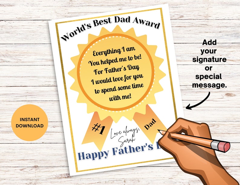 Father's Day Coupon Book Printable DIY Father's Day Gift Printable Dad ...